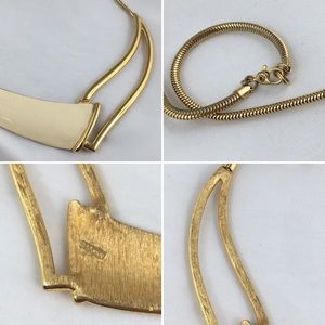 Monet | Jewelry | Vintage 8s Monet Enamel Abstract Demiparure | Poshmark